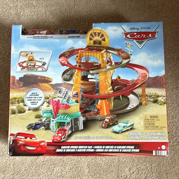 Disney Pixar Cars Radiator Springs Mountain Race Playset Instructions ...